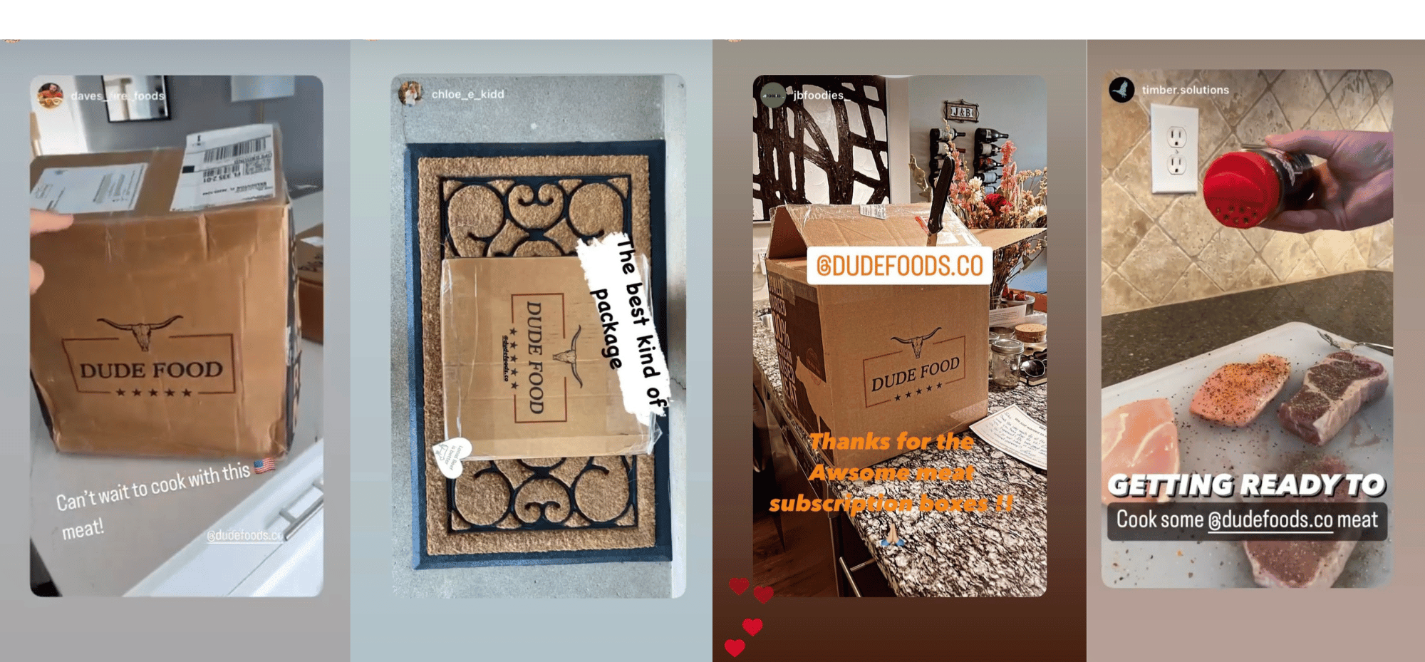 Locally Sourced American Premium Steaks | Dude Food | High Steaks Box